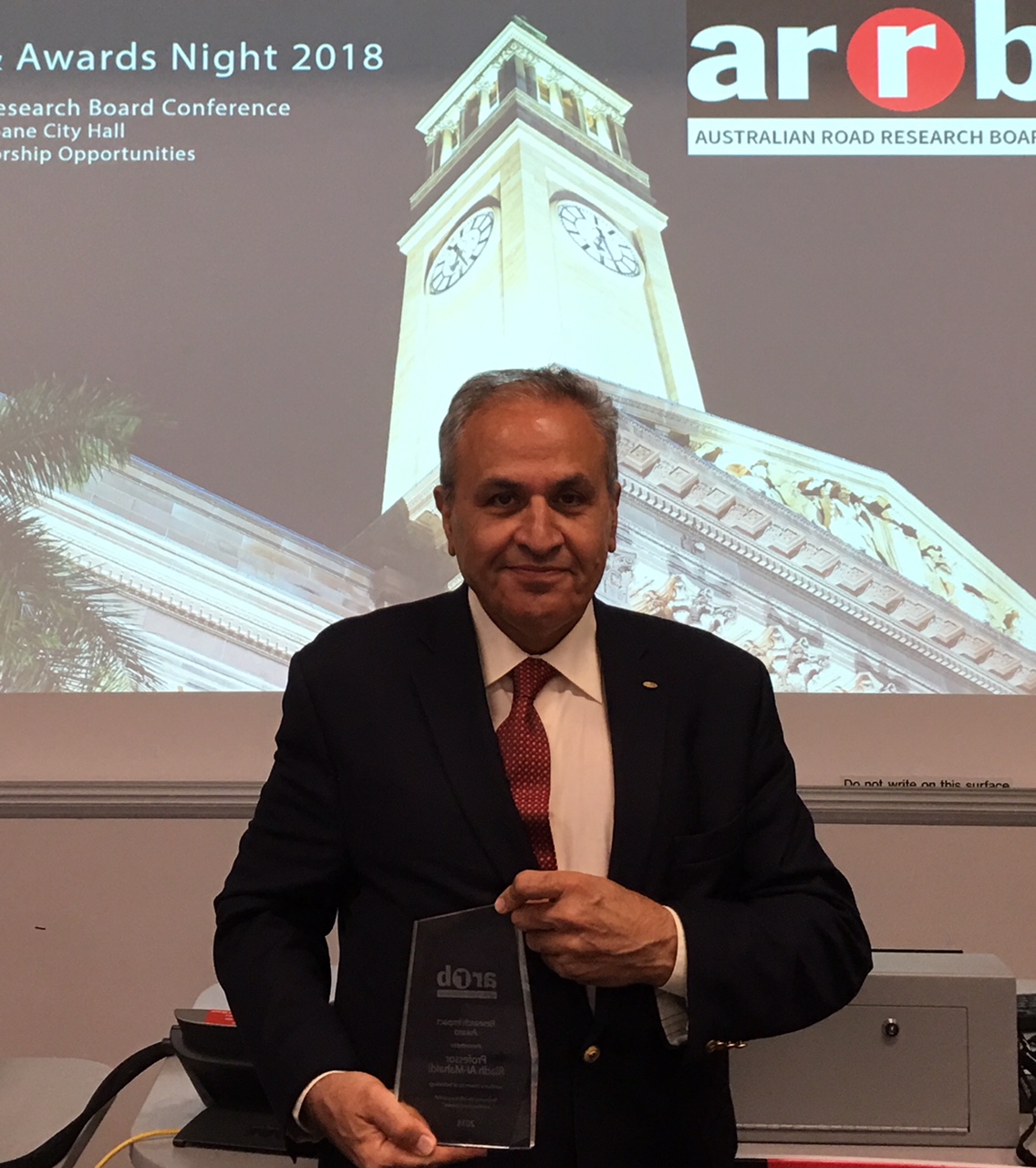 Professor Riadh Al-Mahaid wins the 2018 Research Impact Award – Network ...